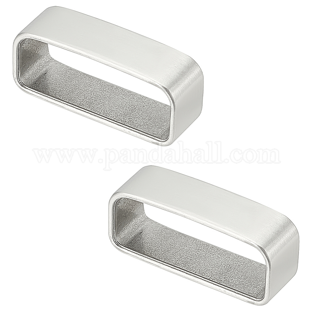 Wholesale Unicraftale 2Pcs 304 Stainless Steel Belt Loop Keepers ...