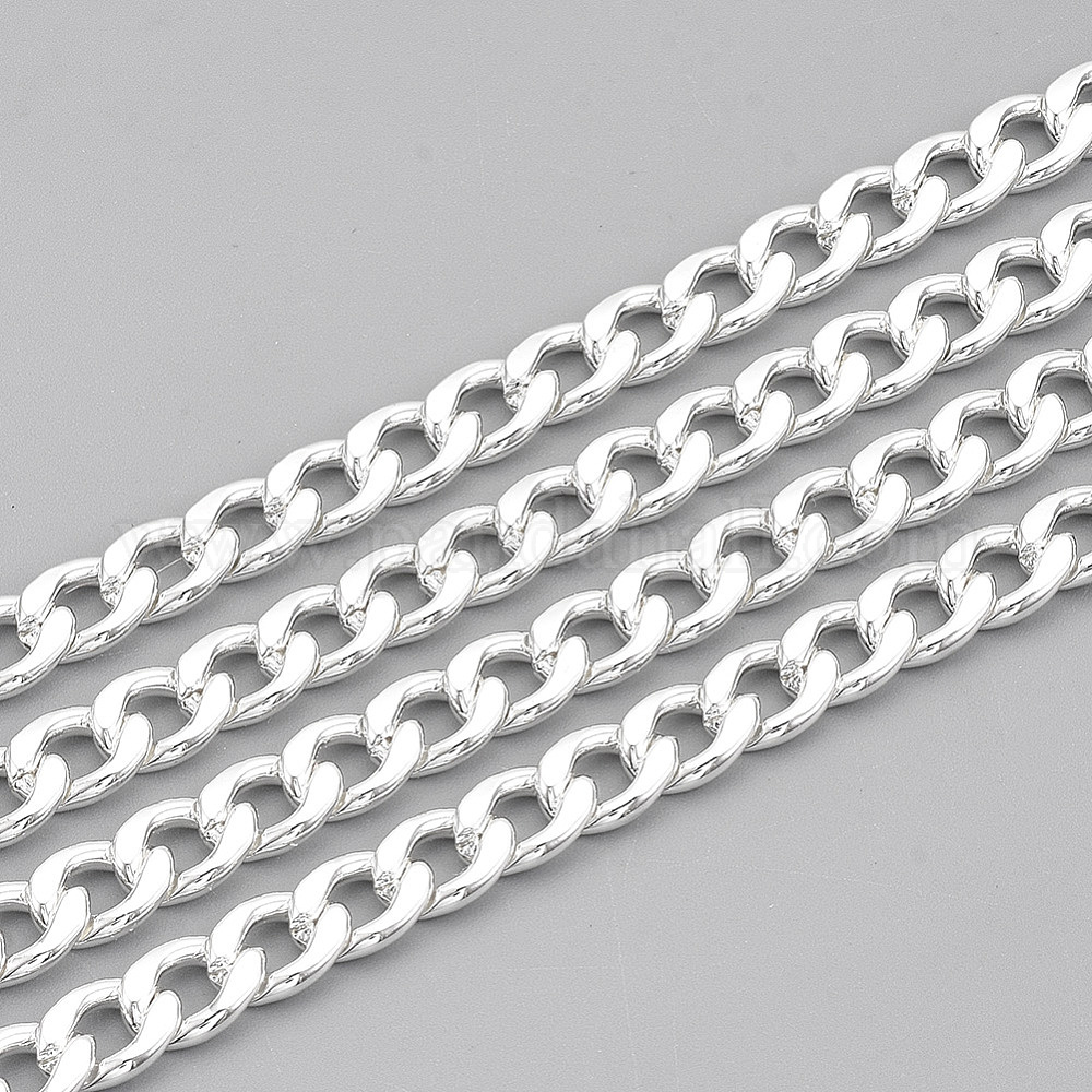 304 chaîne cubaine en acier inoxydable en gros pour création de bijoux ...