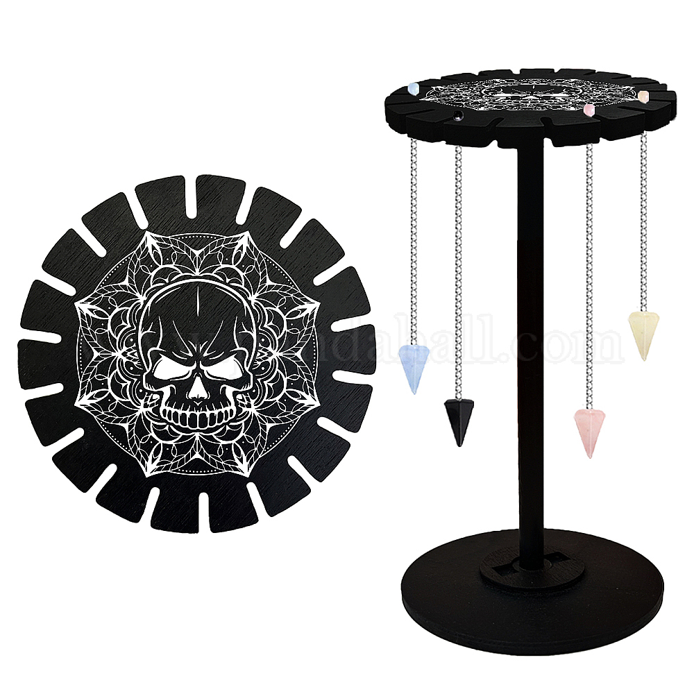 Wholesale CHGCRAFT Skeleton Mandala Pendulum Stand Crystal Holder for ...