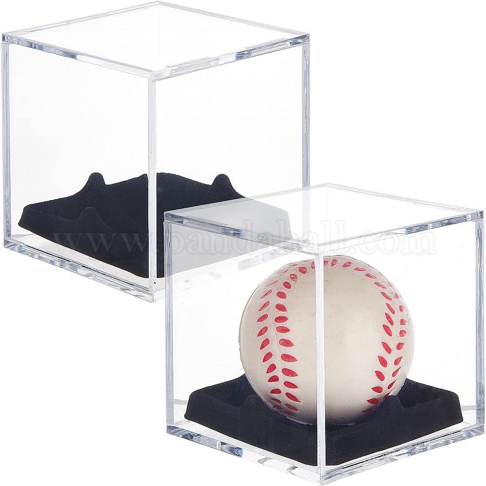 Wholesale OLYCRAFT 2Pcs Baseball Display Case UV Protected Acrylic ...