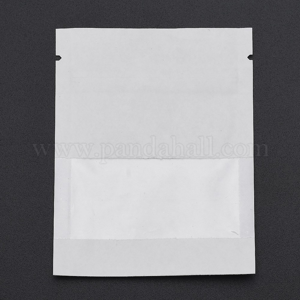 Wholesale Kraft Paper Open Top Zip Lock Bags - Pandahall.com