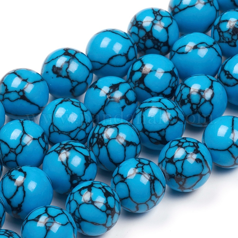 Wholesale Synthetic Turquoise Beads Strands - Pandahall.com