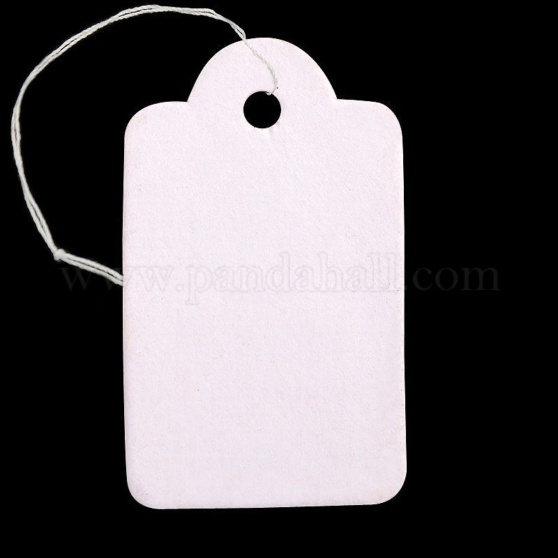 Wholesale Rectangle Blank Hang tag - Pandahall.com
