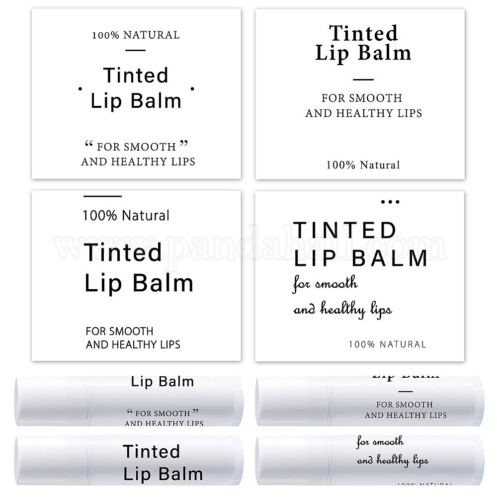 Wholesale Rectangle Self-Adhesive Plastic Lipstick Tag Stickers ...