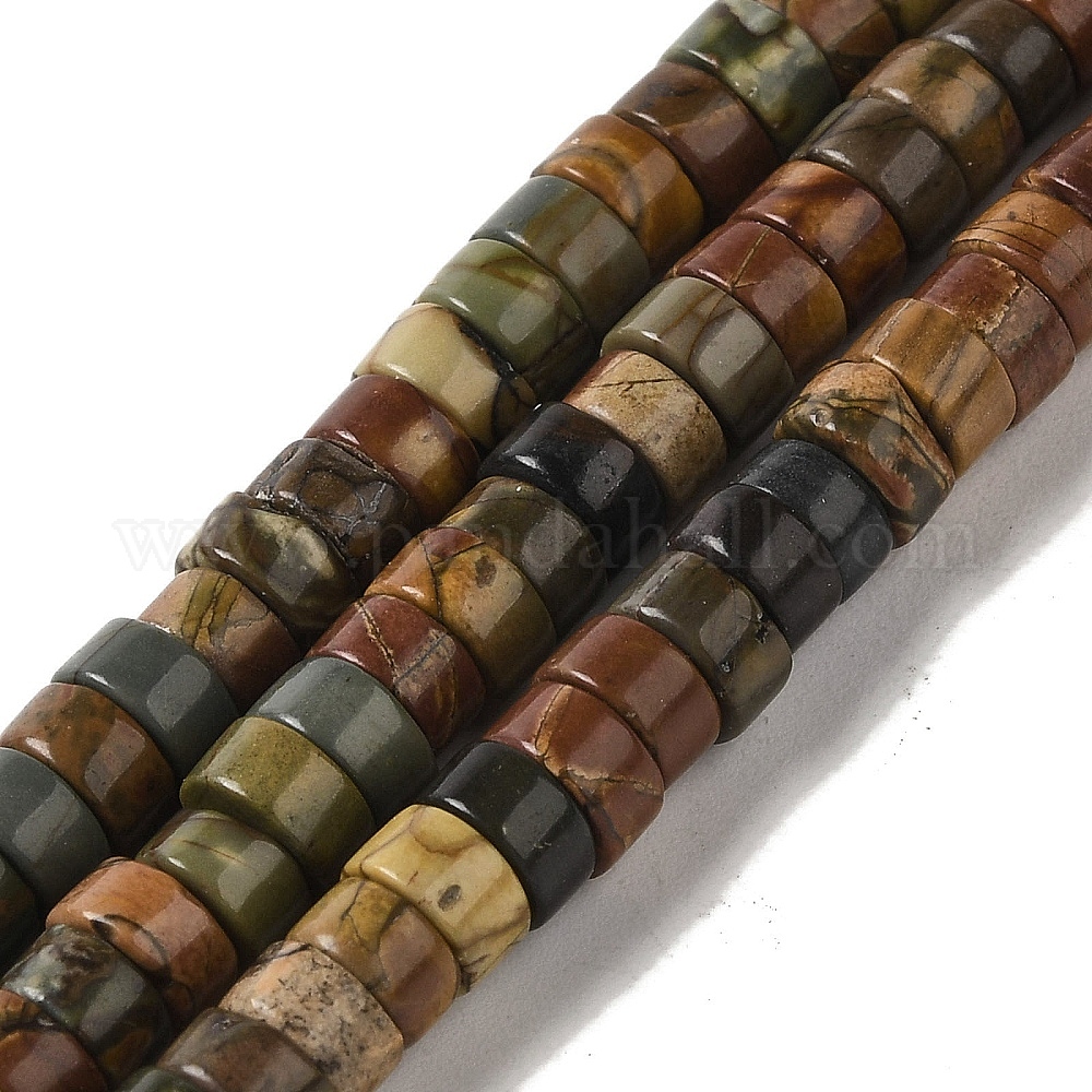 Wholesale Natural Picasso Jasper Beads Strands - Pandahall.com