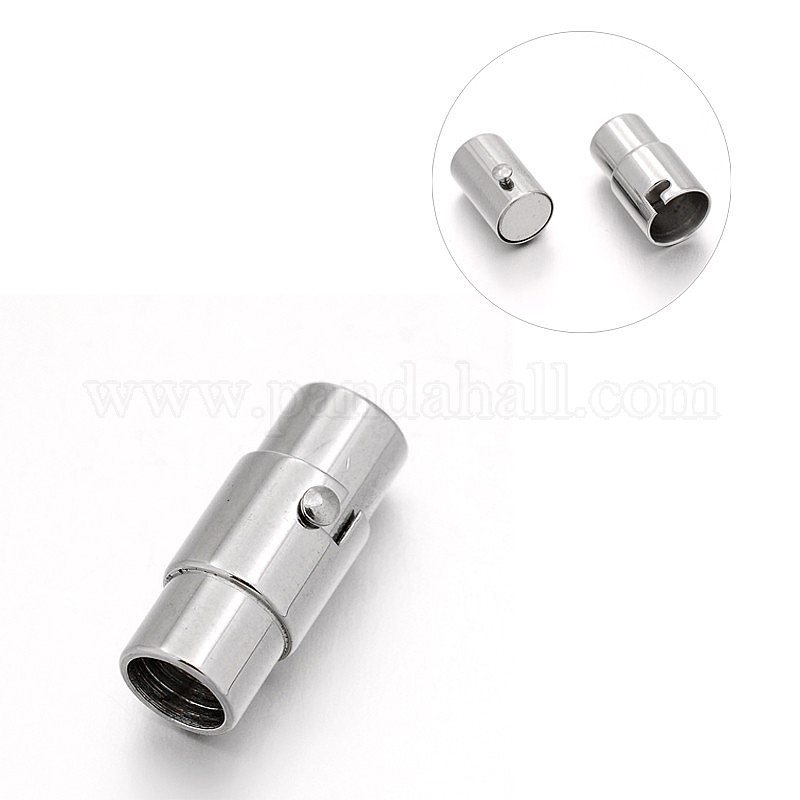 Wholesale 304 Stainless Steel Column Locking Tube Magnetic Clasps ...