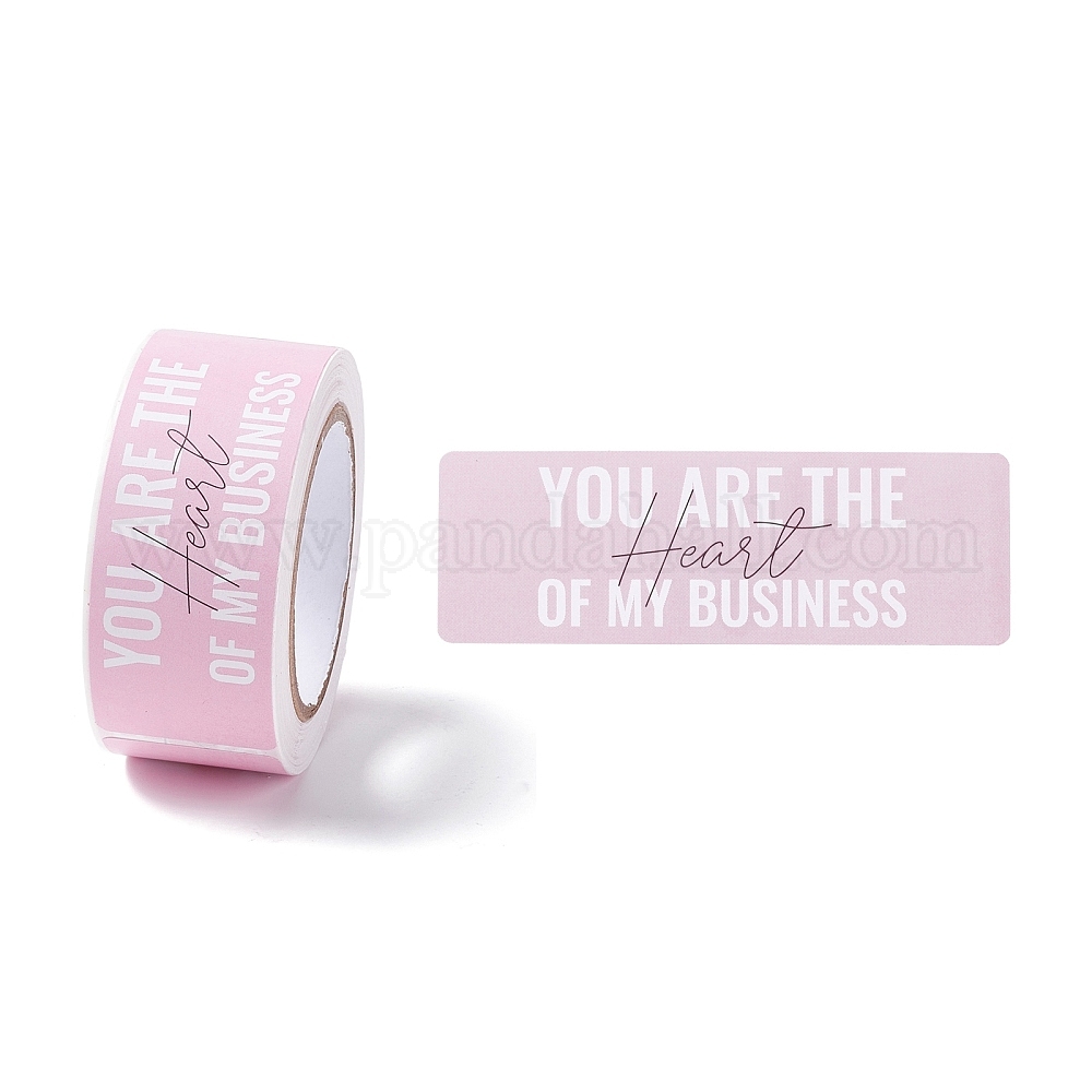 Wholesale Rectangle Thank You Theme Paper Stickers - Pandahall.com