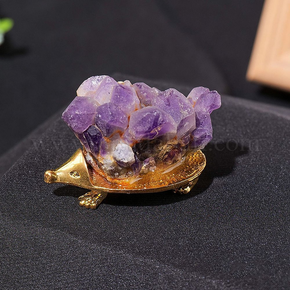 Wholesale Natural Raw Amethyst Display Decoration - Pandahall.com