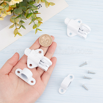 Shop GORGECRAFT 2 Sets Self-Closing Latch Aluminum Alloy Automatic ...