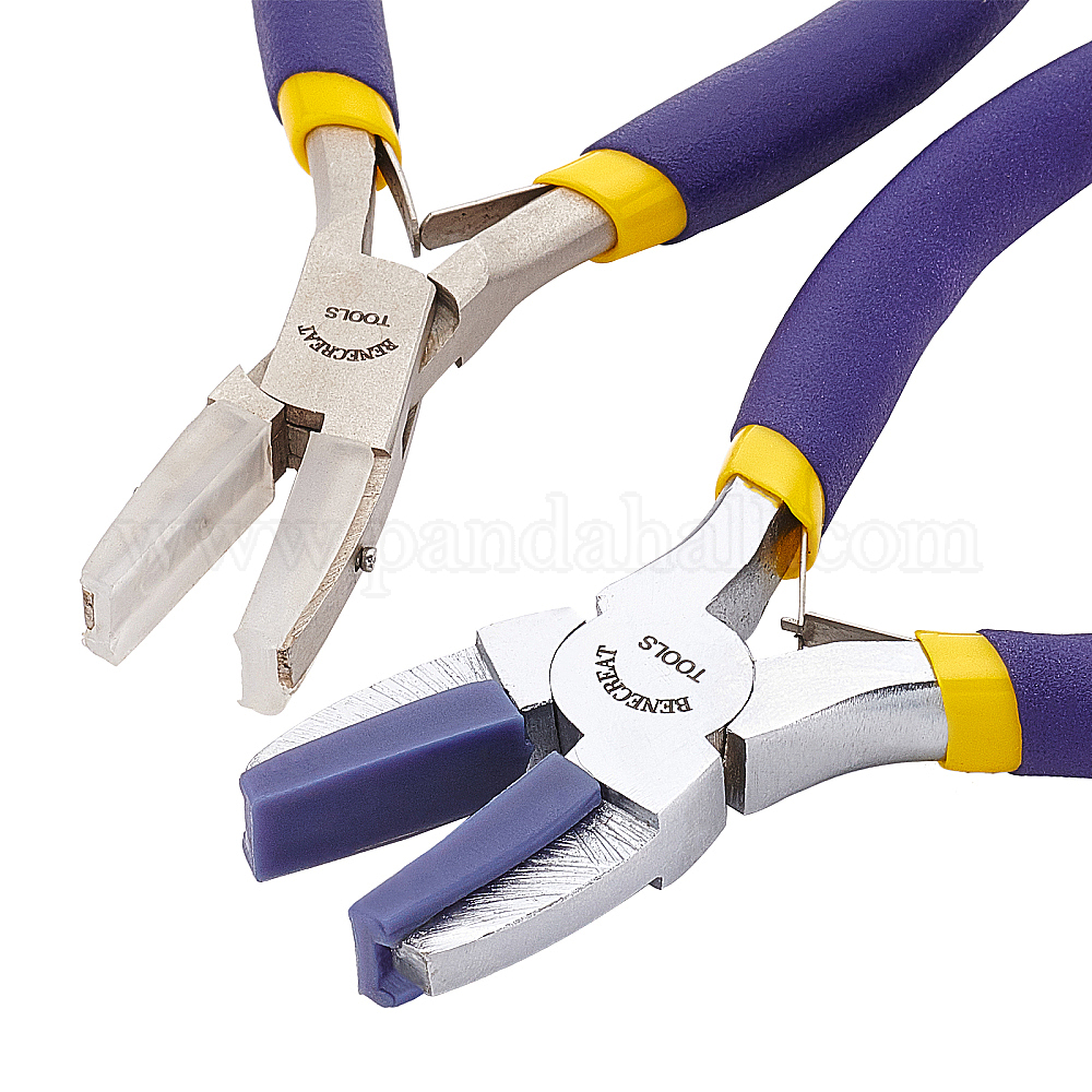 Shop BENECREAT 2PCS Double Nylon Jaw Plier Set Wire Forming Pliers with ...