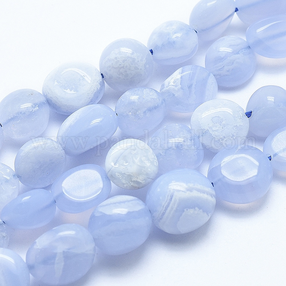 Wholesale Natural Blue Lace Agate Beads Strands - Pandahall.com
