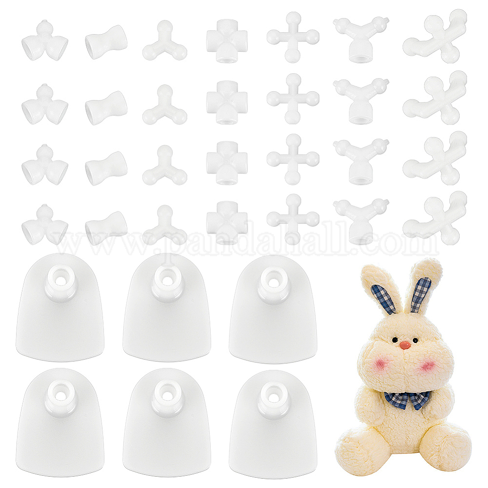 Wholesale OLYCRAFT 78 Pcs 8 Styles Chest Connectors Flex Ball Socket ...