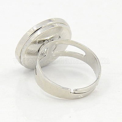 Wholesale DIY Adjustable Snap Ring Making for Ladies - Pandahall.com