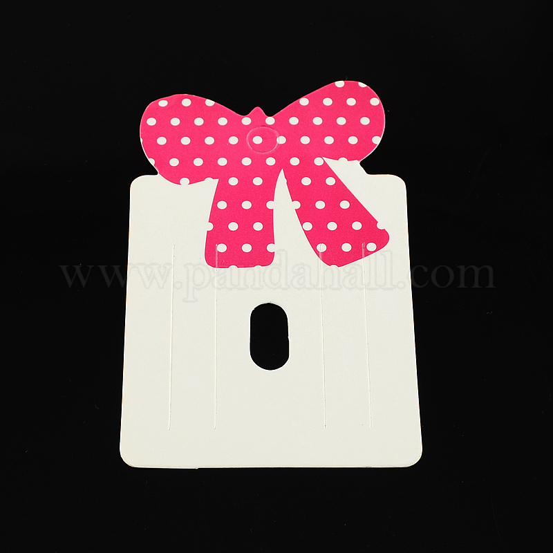 Wholesale Paper Cardboard Hair Clip Display Cards - Pandahall.com