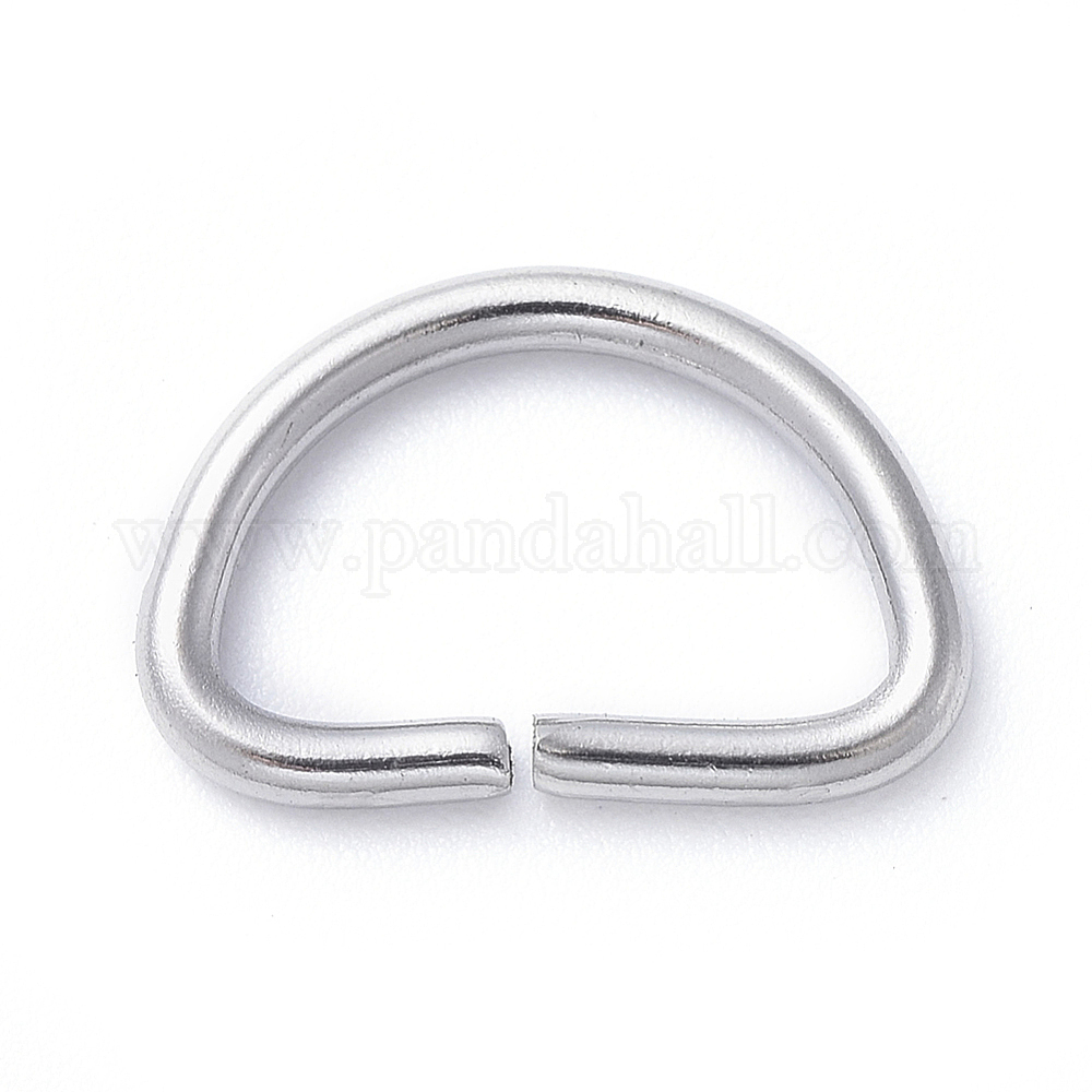 Wholesale Tarnish Resistant 304 Stainless Steel D Rings - Pandahall.com