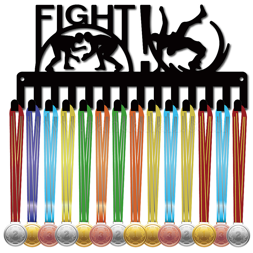 Wholesale CREATCABIN Wrestling Medal Holder Medal Hangers Display Rack ...