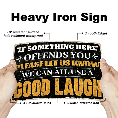 Wholesale GLOBLELAND Funny Retro Metal Tin Signs Humorous 8x12 Metal ...