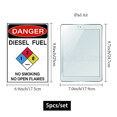 Wholesale CRASPIRE Danger Diesel Fuel Sticker 5-Pack Danger Diesel Fuel ...