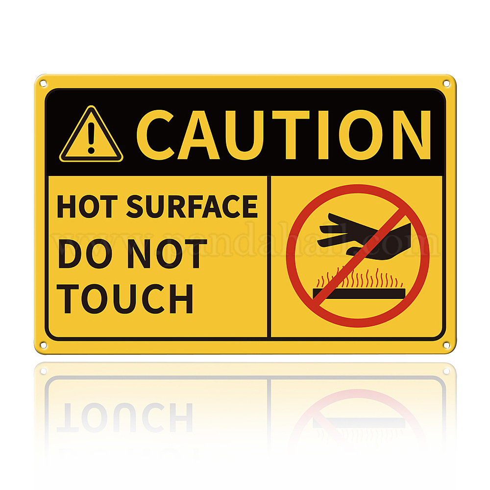 Wholesale UV Protected & Waterproof Aluminum Warning Signs - Pandahall.com