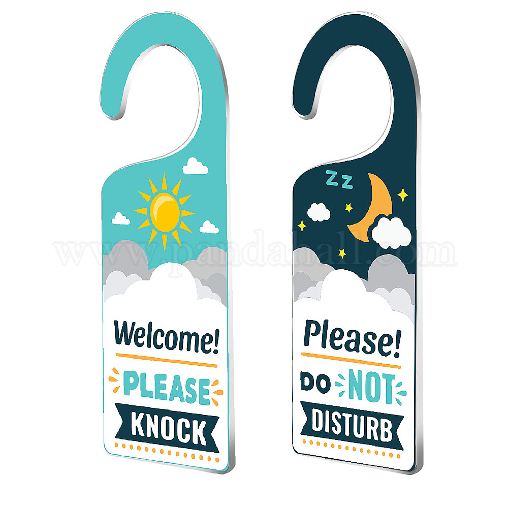 Wholesale Acrylic Notice Door Hanger Sign - Pandahall.com