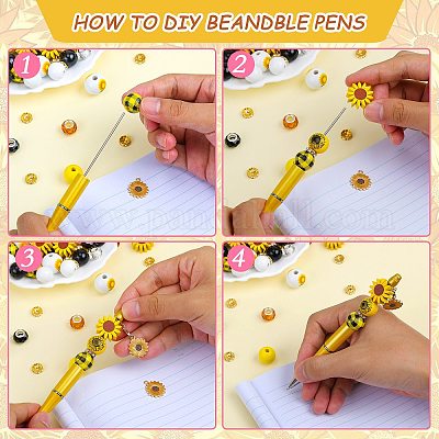 Wholesale DIY Yellow Series Beadable Pen Making Kit - Pandahall.com