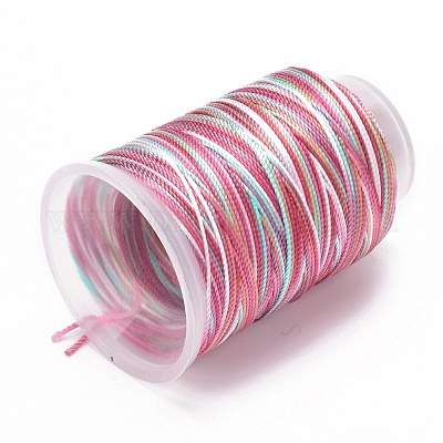 Wholesale 5 Rolls 12-Ply Segment Dyed Polyester Cords - Pandahall.com