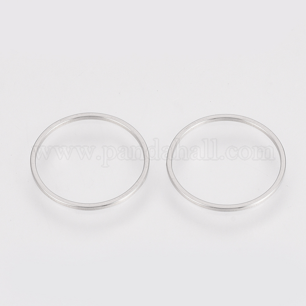 Wholesale Non-Tarnish 304 Stainless Steel Linking Ring - Pandahall.com