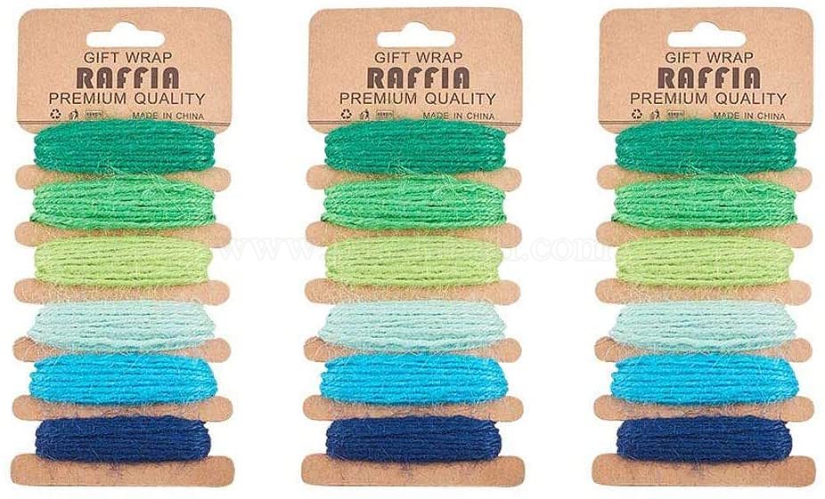 Wholesale JEWELEADER 3 Boards 78 Yards Colored Hemp Cord Jute Twine 2mm ...