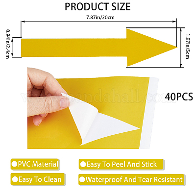 Wholesale CRASPIRE 20 Sets PVC Self Adhesive Arrow Label Stickers ...