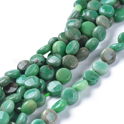 Wholesale Natural Green Grass Agate Beads Strands - Pandahall.com