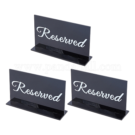 Wholesale Acrylic Hotel Resturant Table Reservation Card - Pandahall.com