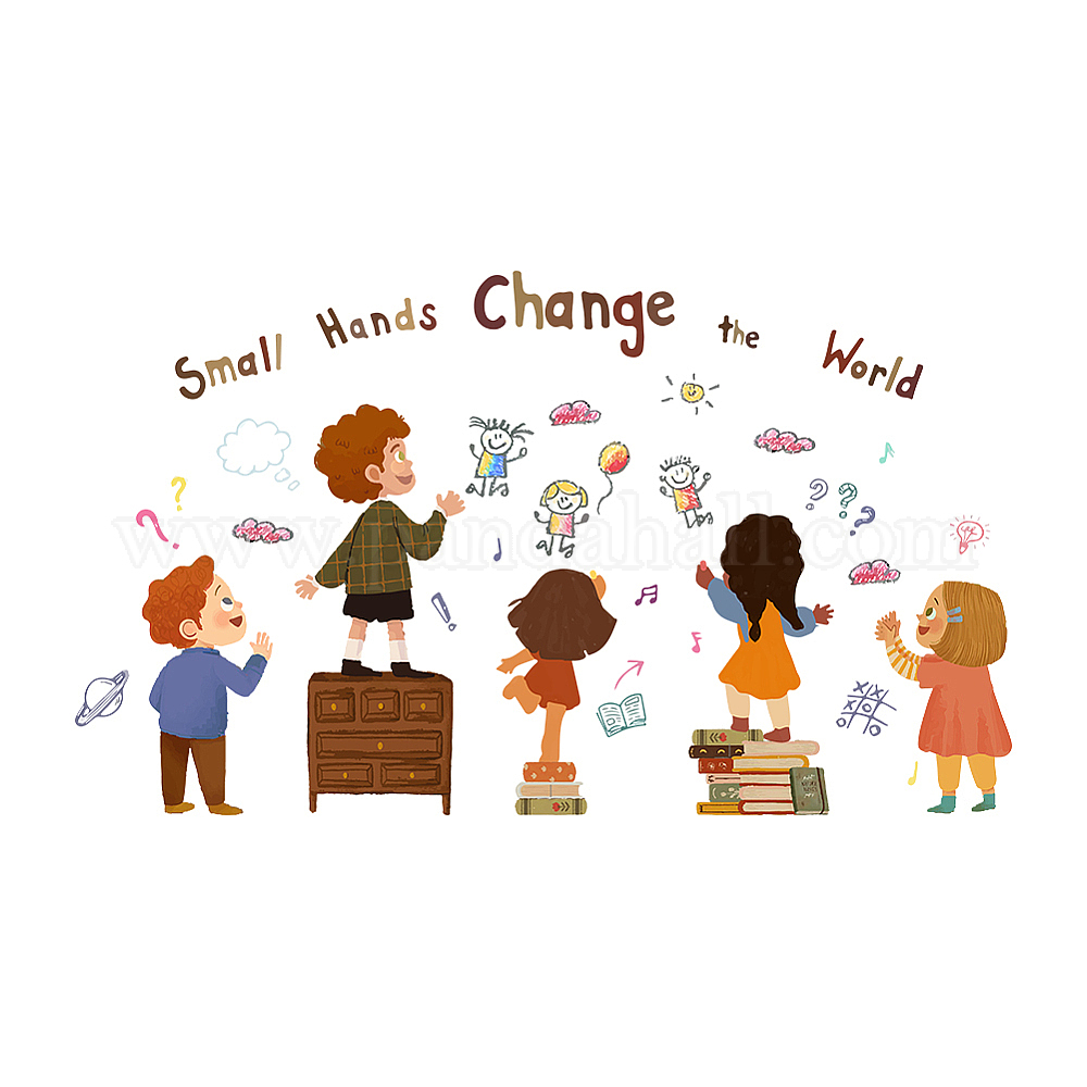 Wholesale SUPERDANT Small Hands Change The World Colorful Inspirational ...