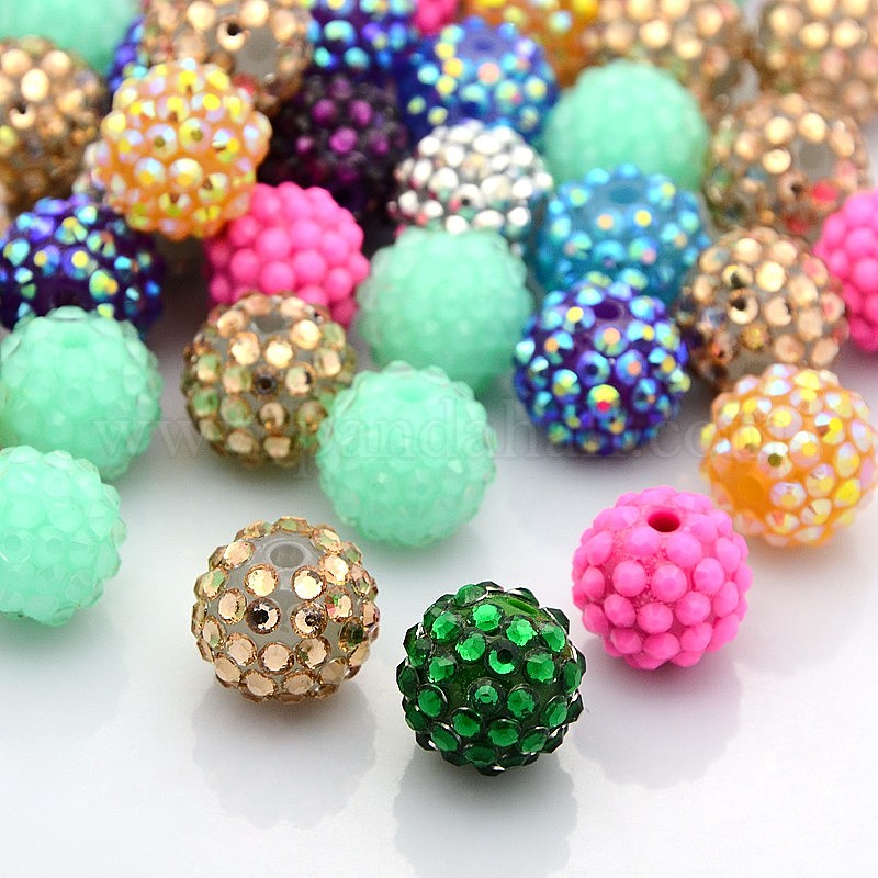 Wholesale Resin Rhinestone Beads - Pandahall.com
