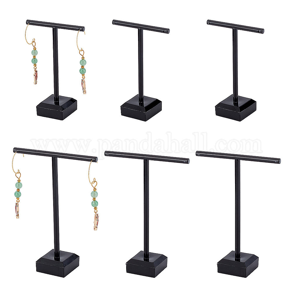Wholesale FINGERINSPIRE 6Pcs Acrylic Earrings Stand Holder T-Shape with ...