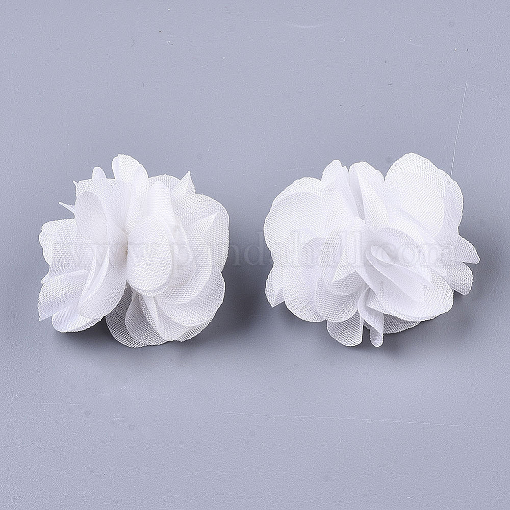 Wholesale Polyester Fabric Flowers - Pandahall.com