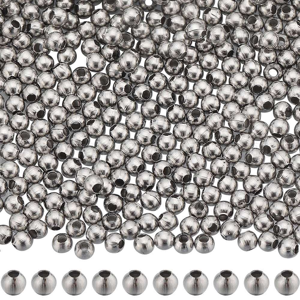 Wholesale SUNNYCLUE 304 Stainless Steel Round Seamed Beads - Pandahall.com
