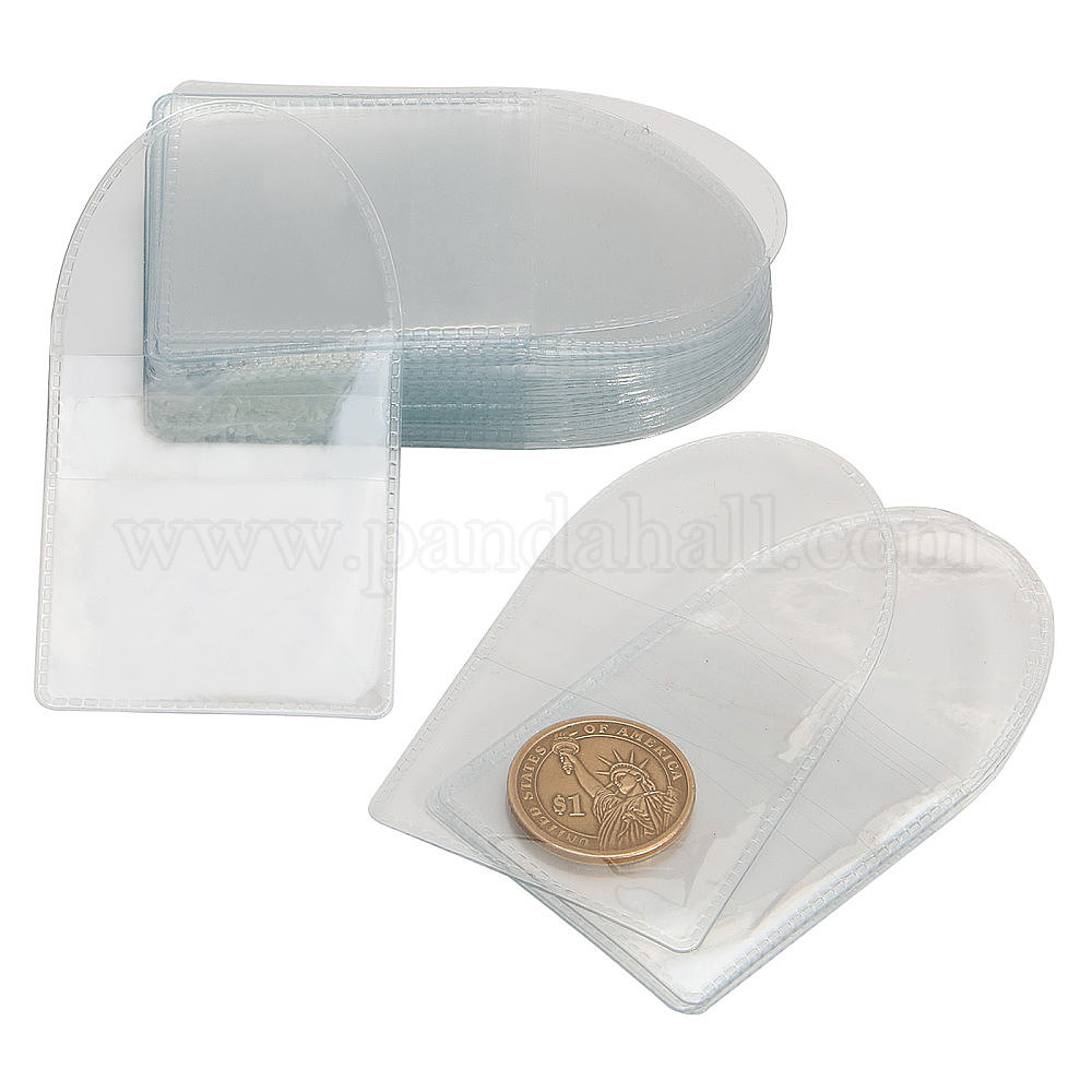 Wholesale PVC Single Pocket Coin Sleeves Holders - Pandahall.com