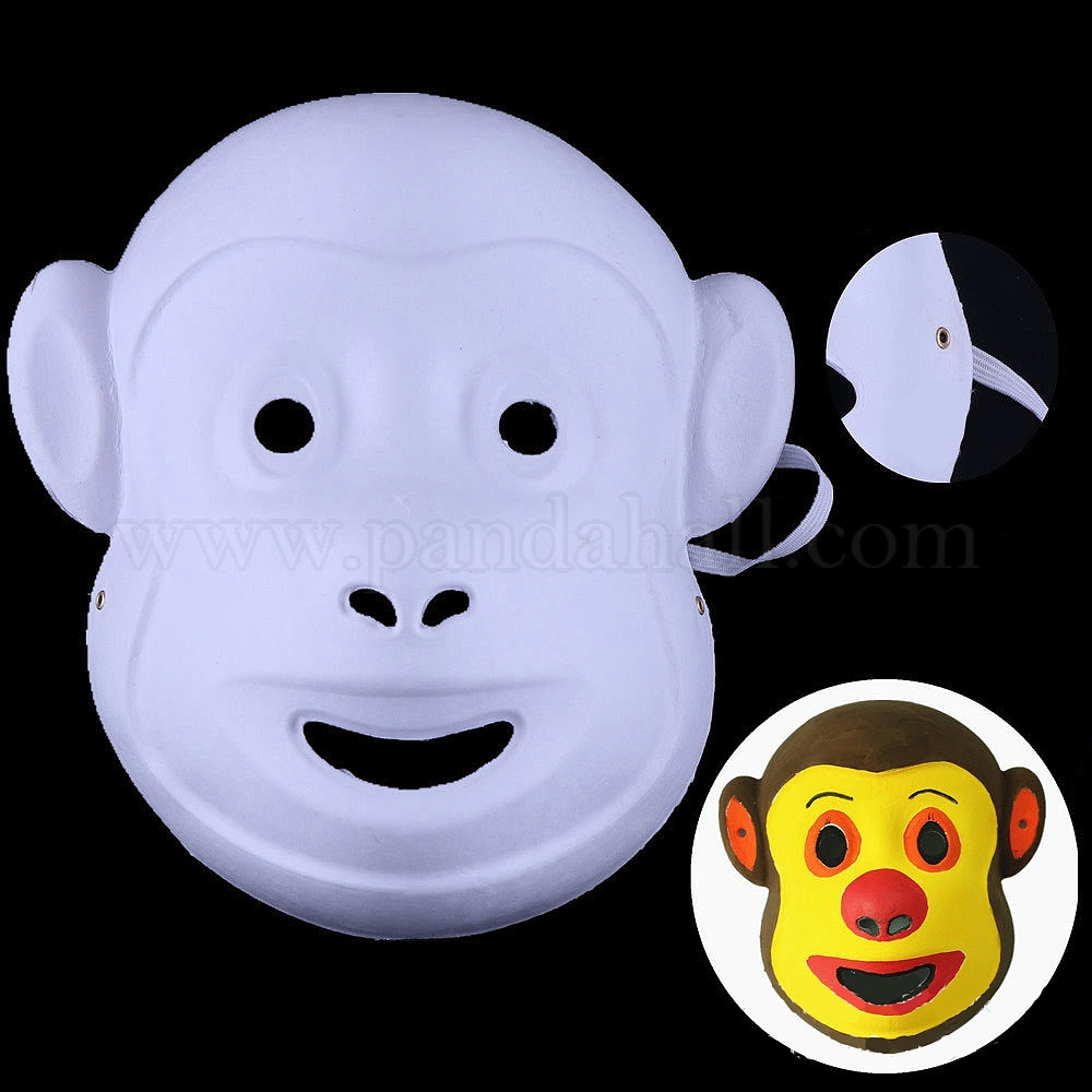 Wholesale DIY Unpainted Masquerade Mask - Pandahall.com