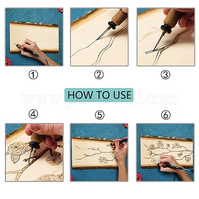 Wholesale Alloy Pyrography Wire Tips Set - Pandahall.com