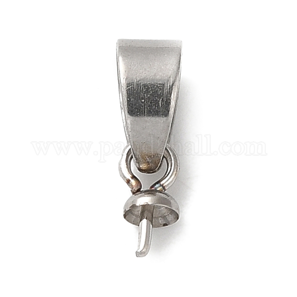 Wholesale 304 Stainless Steel Cup Pearl Peg Bails Pin Pendants ...