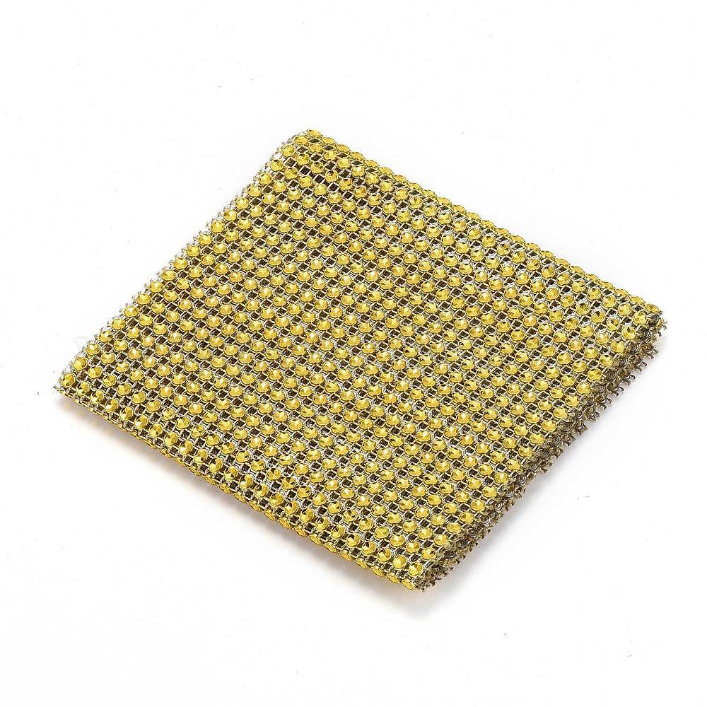 Wholesale 24 Rows Plastic Diamond Mesh Wrap Roll - Pandahall.com