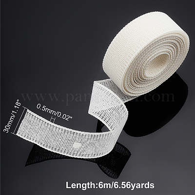 Wholesale PH PandaHall 6.5 Yard Horsehair Braid Trim White Polyester ...