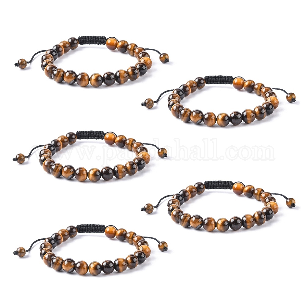 Wholesale Adjustable Nylon Cord Braided Bead Bracelets - Pandahall.com