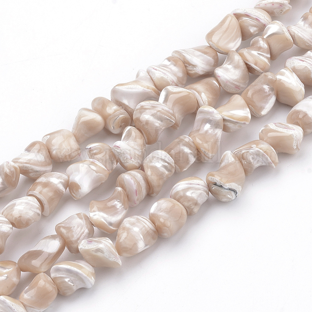 Wholesale Natural Trochid Shell/Trochus Shell Beads Strands - Pandahall.com