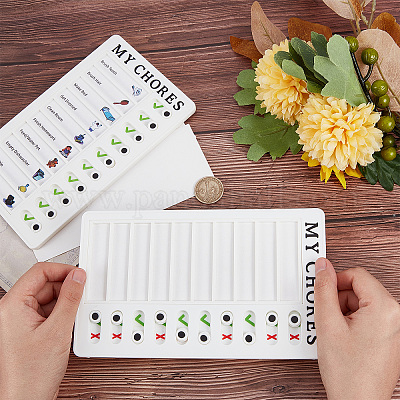 Wholesale GORGECRAFT 2 Style Portable Chore Chart Memo Boards to Do List Board Daily Schedule ...