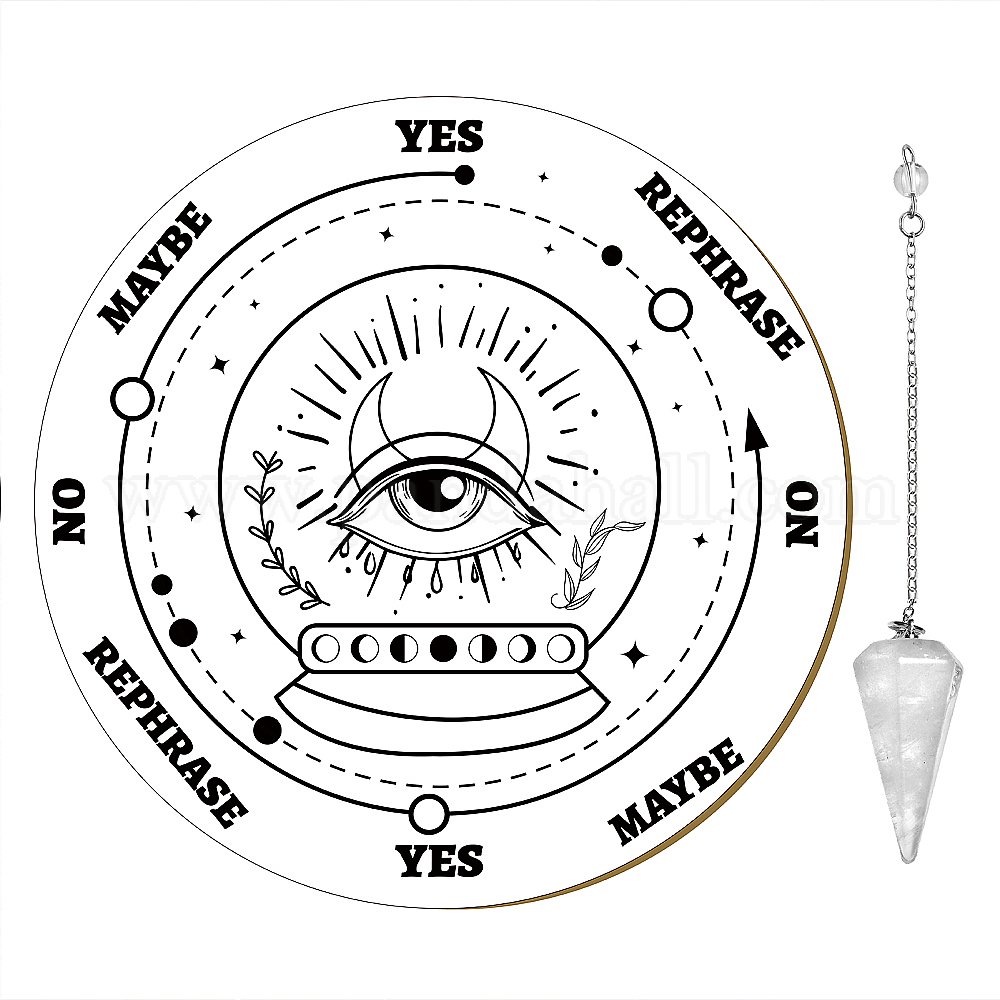 Wholesale CREATCABIN Pendulum Board With Crystal Necklace Devil's Eye ...
