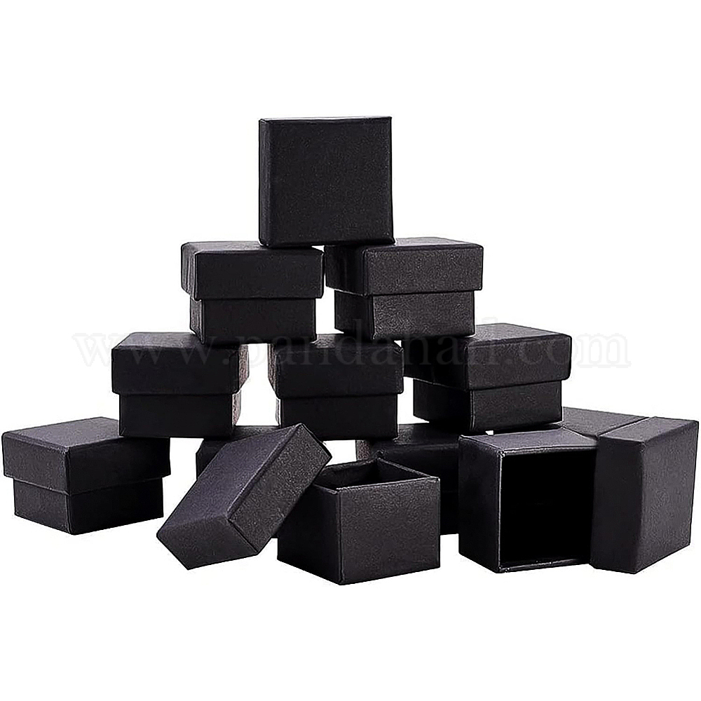 Wholesale Kraft Paper Cardboard Jewelry Boxes - Pandahall.com