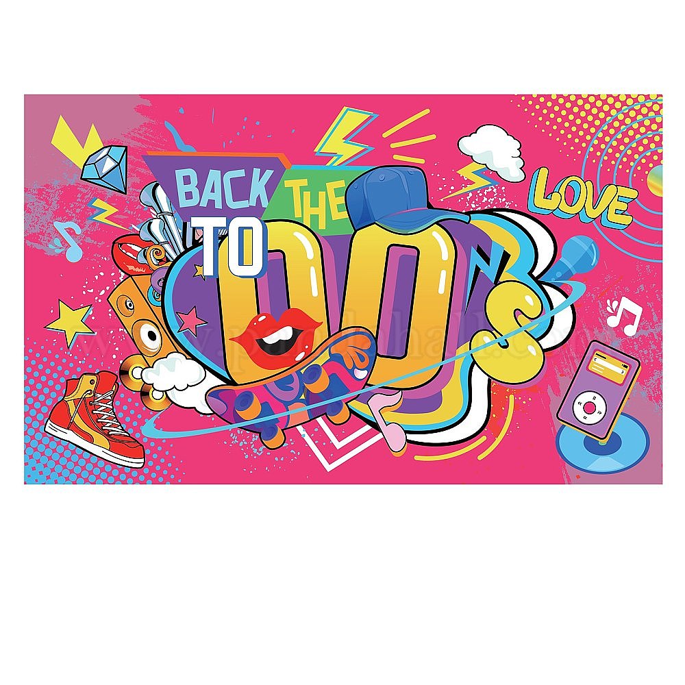 Wholesale FINGERINSPIRE Back to the 00's Party Banner Decoration ...