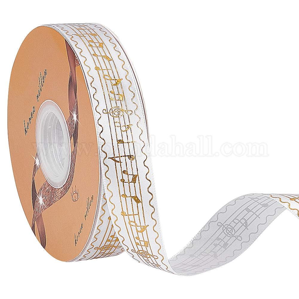 Wholesale GOMAKERER 48 Yards Musical Note Ribbon - Pandahall.com