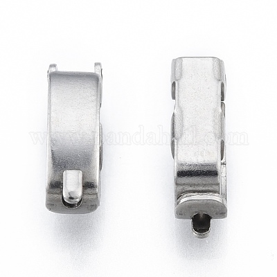 Wholesale Non-Tarnish 304 Stainless Steel Fold Over Clasps - Pandahall.com